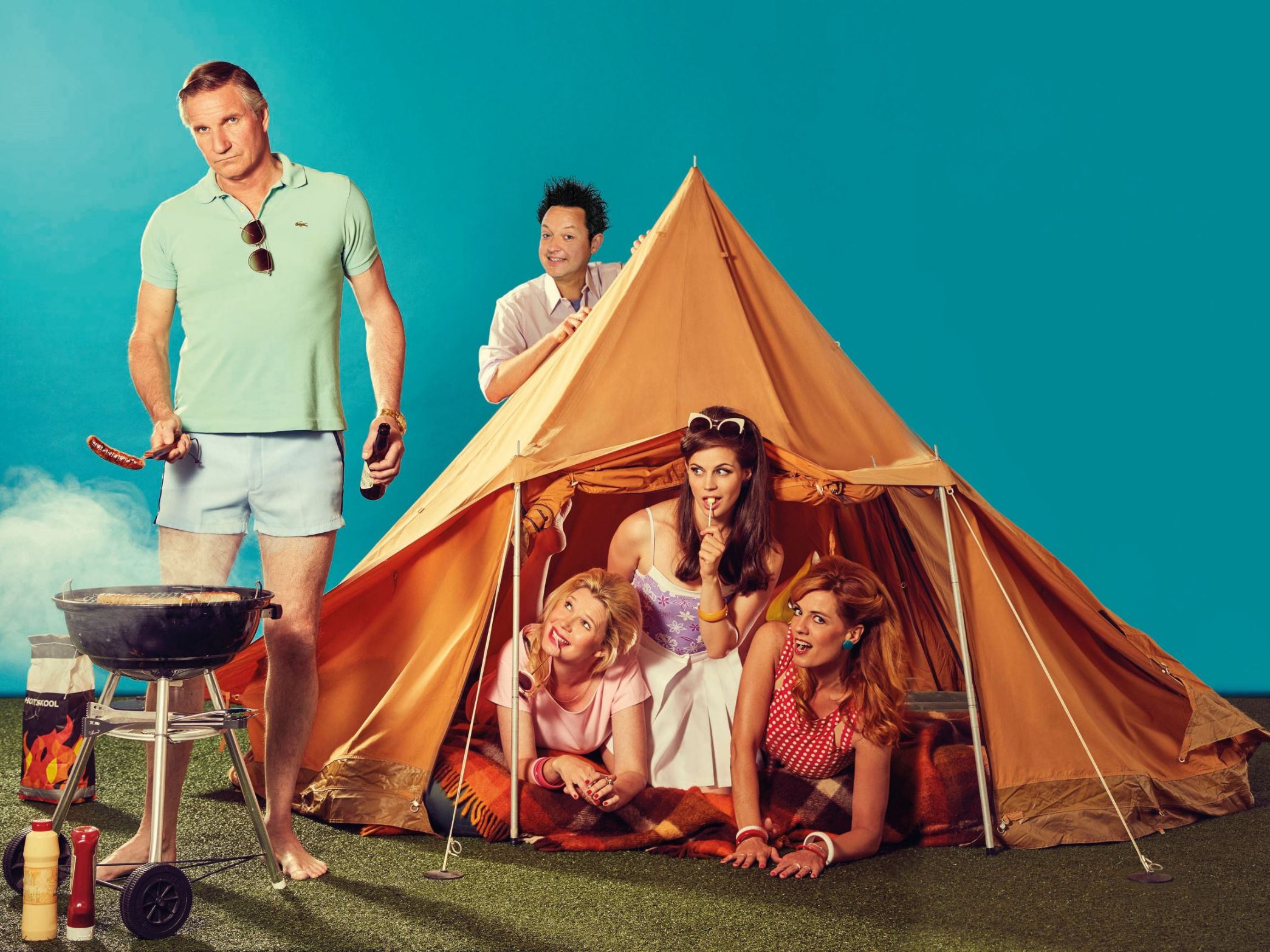 Single Camping met Tjitske Reidinga, Peter Blok, Elise Schaap, Rop ...